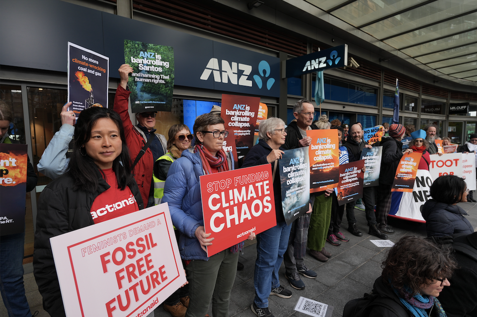 ANZ: We want a fossil free, feminist future! | ANZ: We want a fossil free, feminist future!